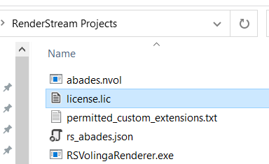 Volinga RenderStream Documentation